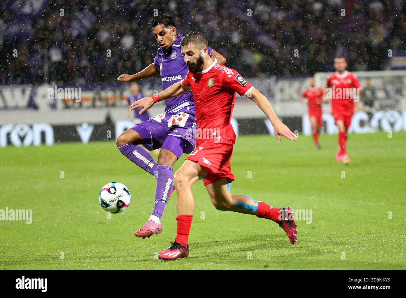 VIENNA, AUSTRIA - JULY 24: Manprit Sarkaria of Austria Wien and Giorgi ...