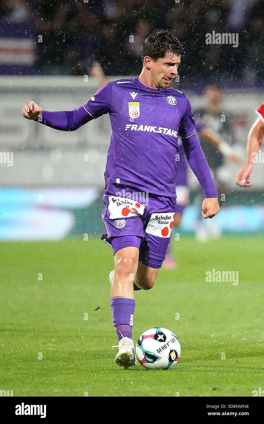 VIENNA, AUSTRIA - JULY 24: Dominik Fitz of Austria Wien have the ball ...