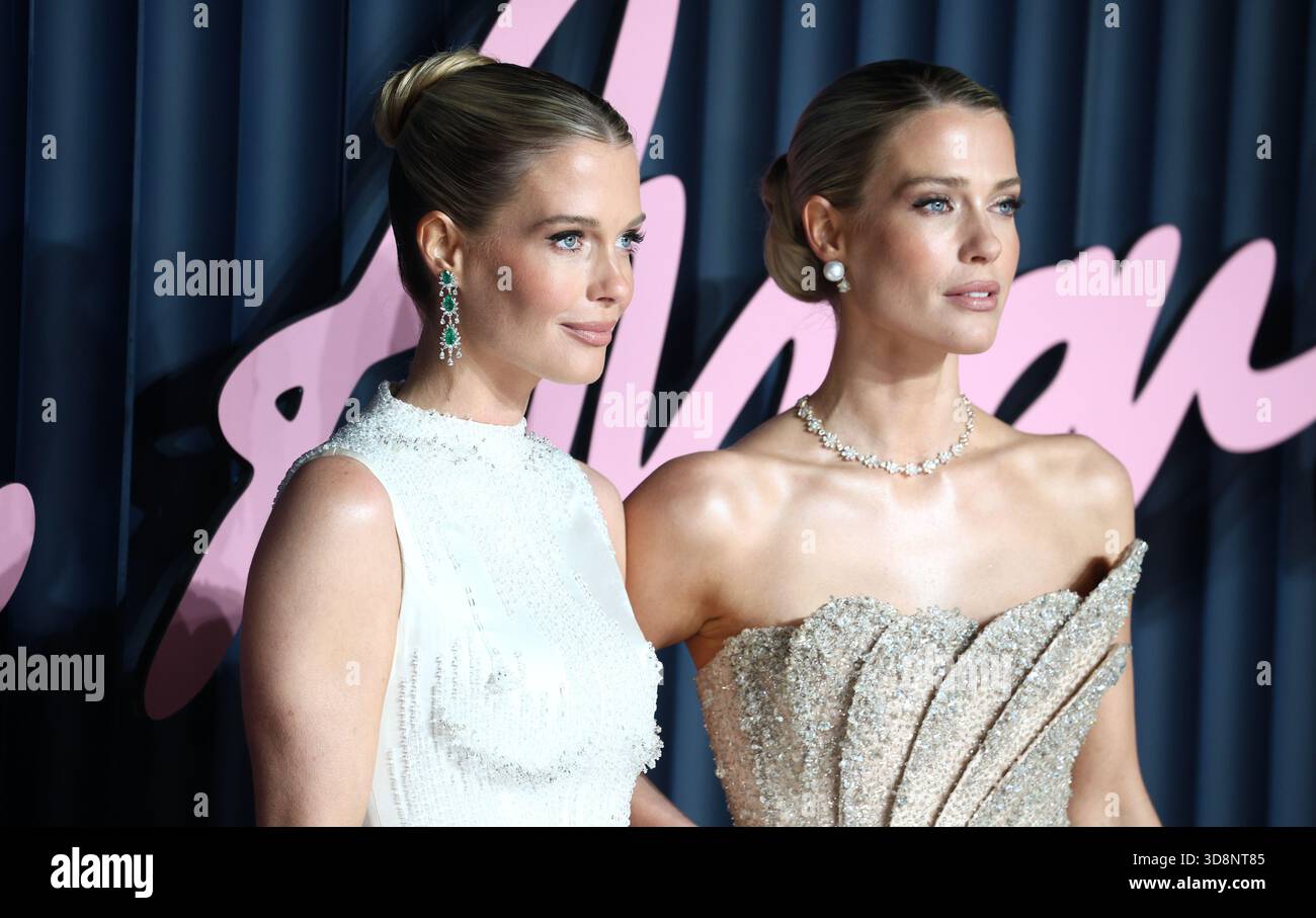 Lady Eliza Spencer and Lady Amelia Spencer attend The Fashion Awards ...