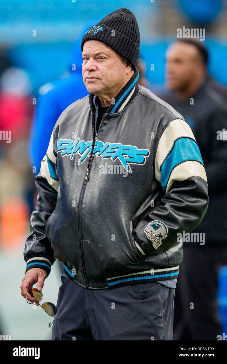 Carolina Panthers owner David Tepper looks on before an NFL football ...