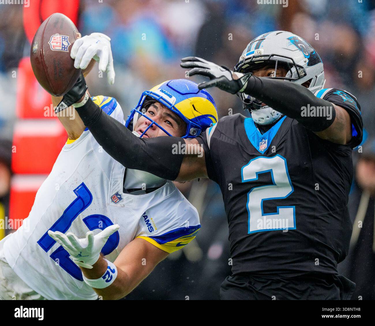 Los Angeles Rams wide receiver Puka Nacua (12) makes a catch while ...