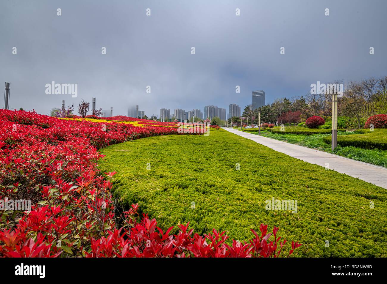 Rizhao, Shandong Province, China, Oct. 22, 2024: Streets of Rizhao in ...