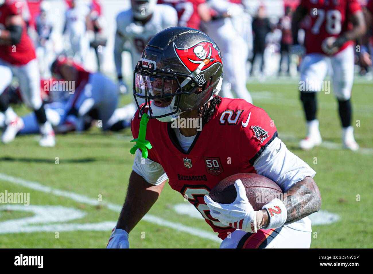 Tampa Bay, Florida, USA, November 30, 2025, Tampa Bay Buccaneers wide ...