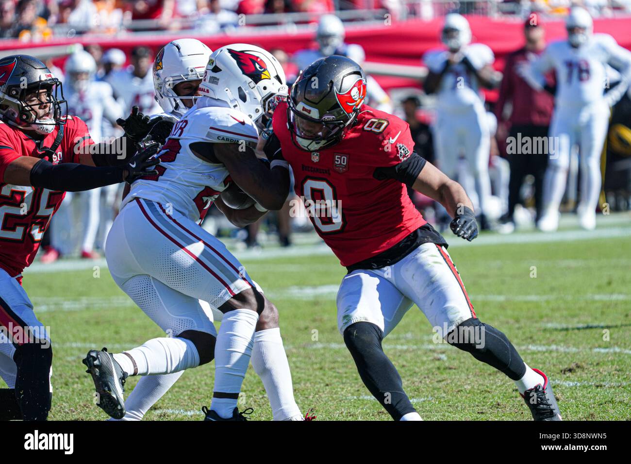 Tampa Bay, Florida, USA, November 30, 2025, Arizona Cardinals player ...