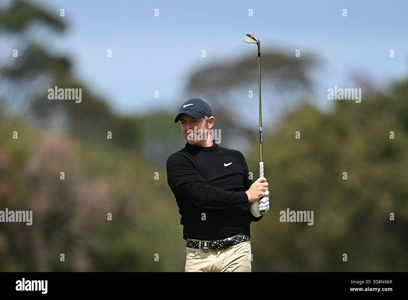Northern Ireland's Rory McIlroy plays a shot during a practice round ...