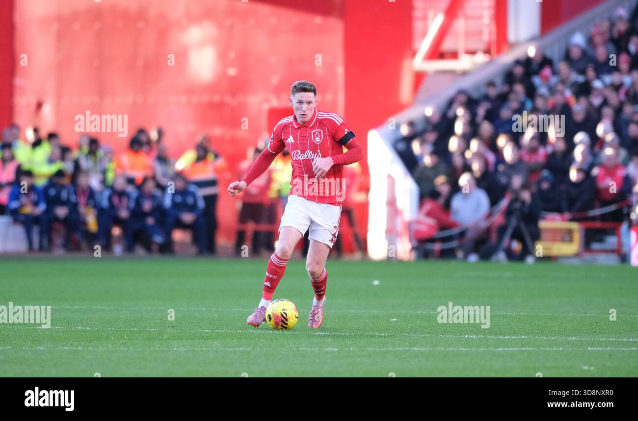 Elliot Anderson of Nottingham Forest seen in action during the Premier ...