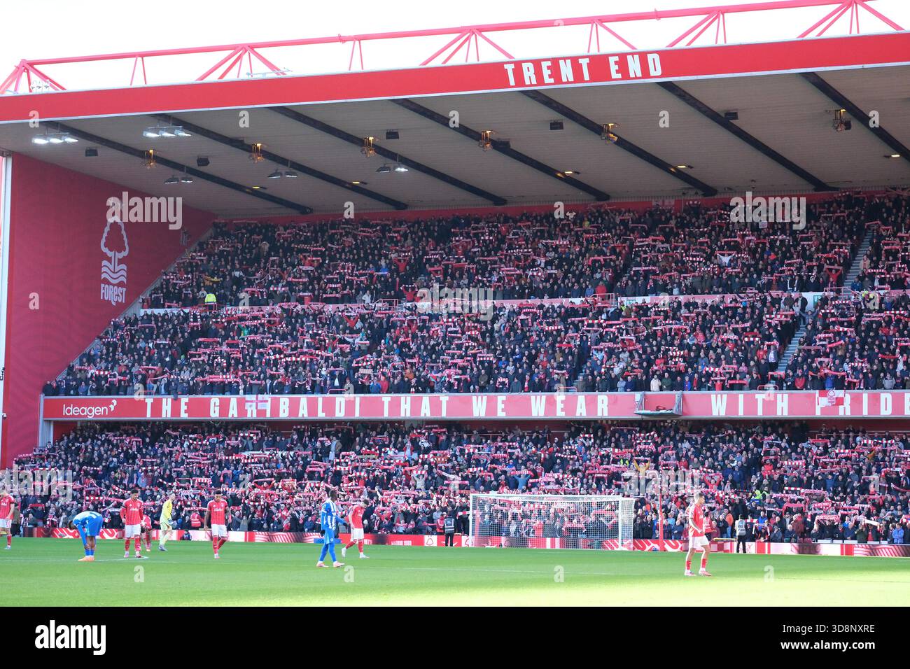 The Trent End during the Premier league football match between ...
