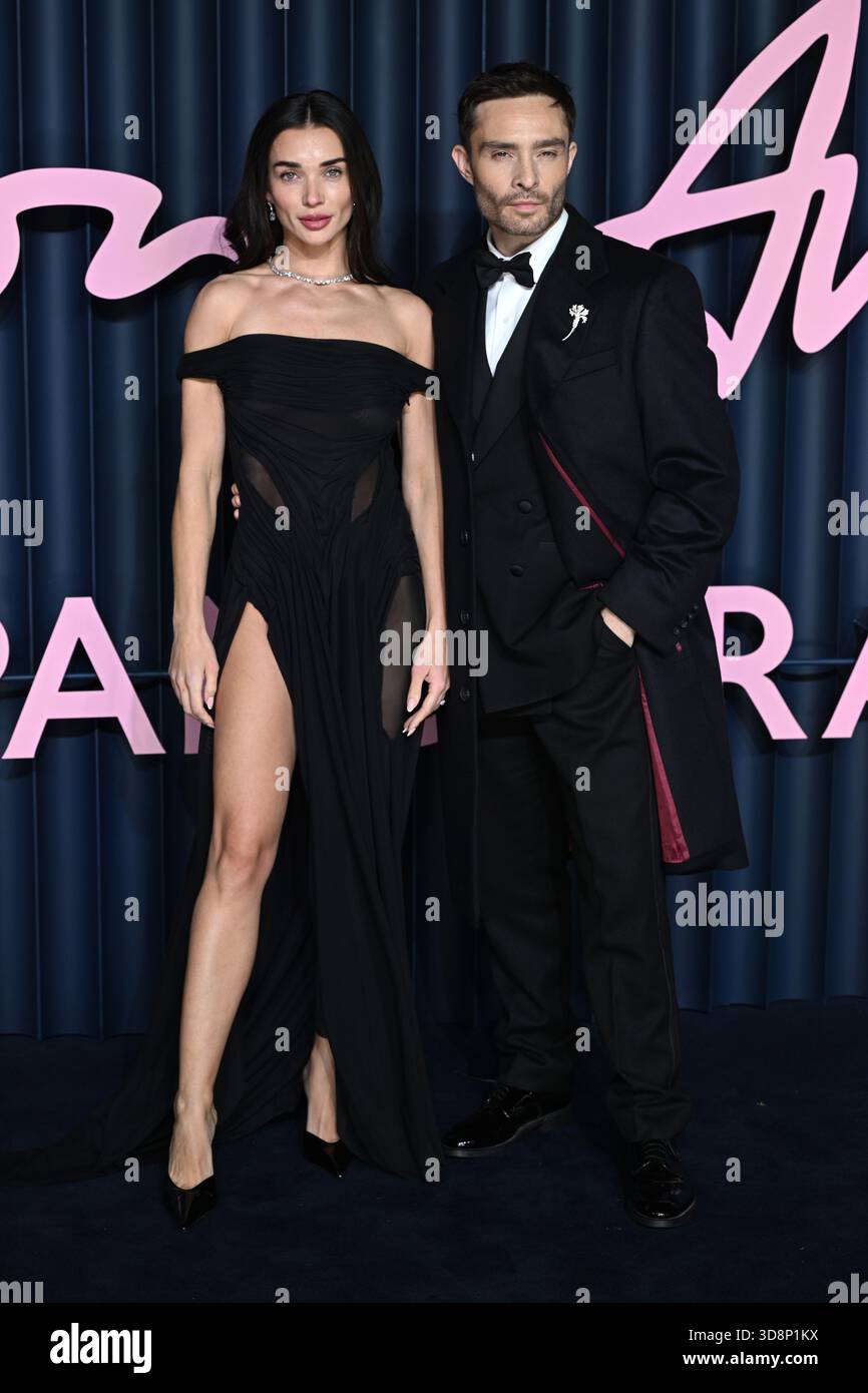 London, UK. December 1st, 2025. Amy Jackson and Ed Westwick attending ...