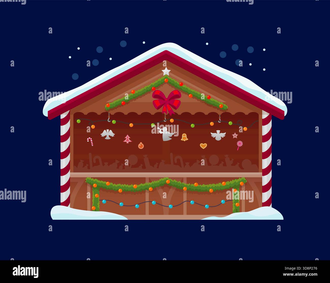 Traditional european market Stock Vector Images - Alamy