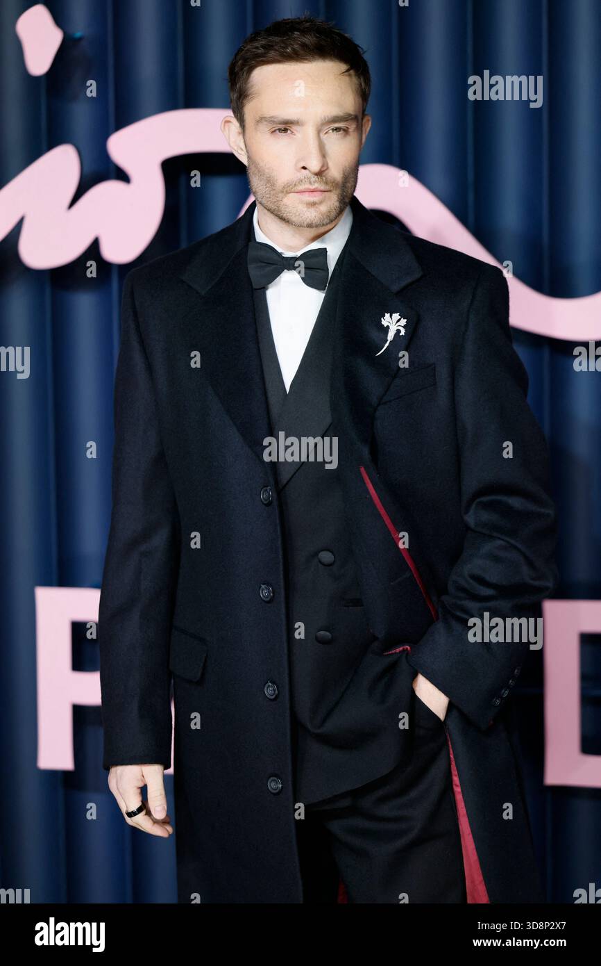 LONDON, UK - DECEMBER 01: Ed Westwick poses at the photocall of British ...