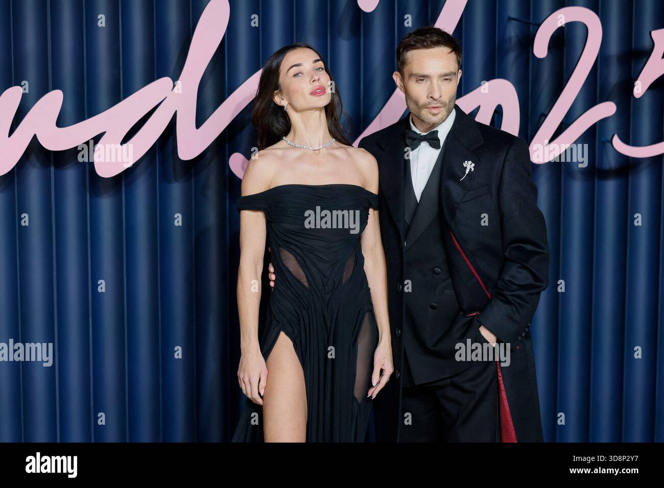 LONDON, UK - DECEMBER 01: Amy Jackson Westwick, Ed Westwick poses at ...