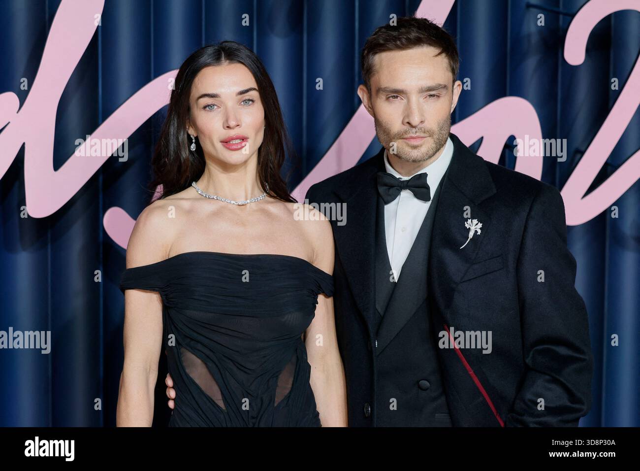 LONDON, UK - DECEMBER 01: Amy Jackson Westwick, Ed Westwick poses at ...