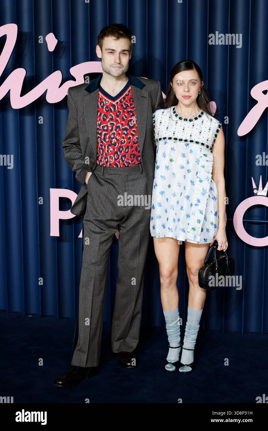 LONDON, UK - DECEMBER 01: Douglas Booth, Bel Powley poses at the ...