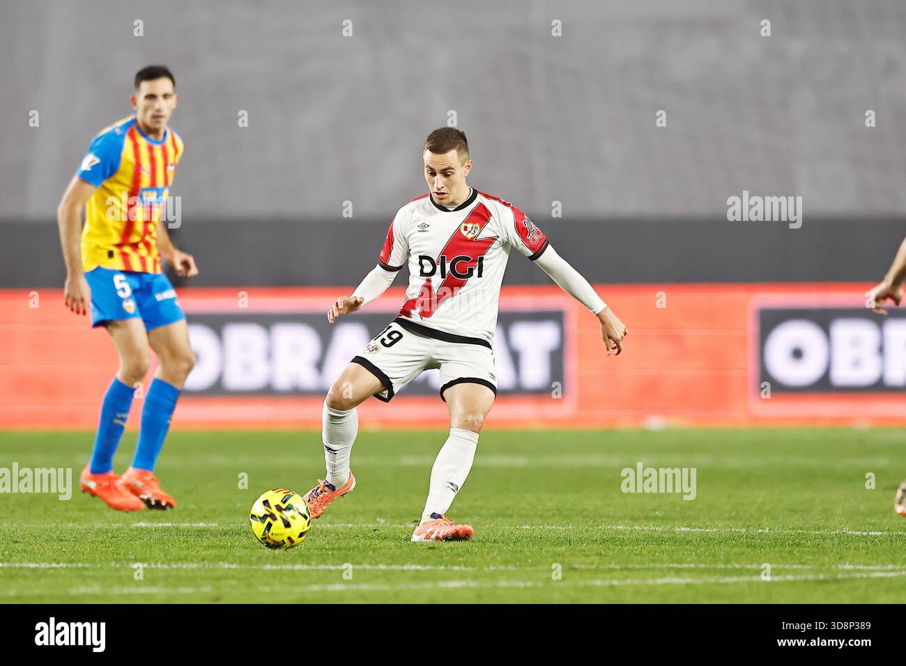Jorge de Frutos (RayoVallecano), DECEMBER 1, 2025 - Football / Soccer : Spanish "LaLiga EA ...