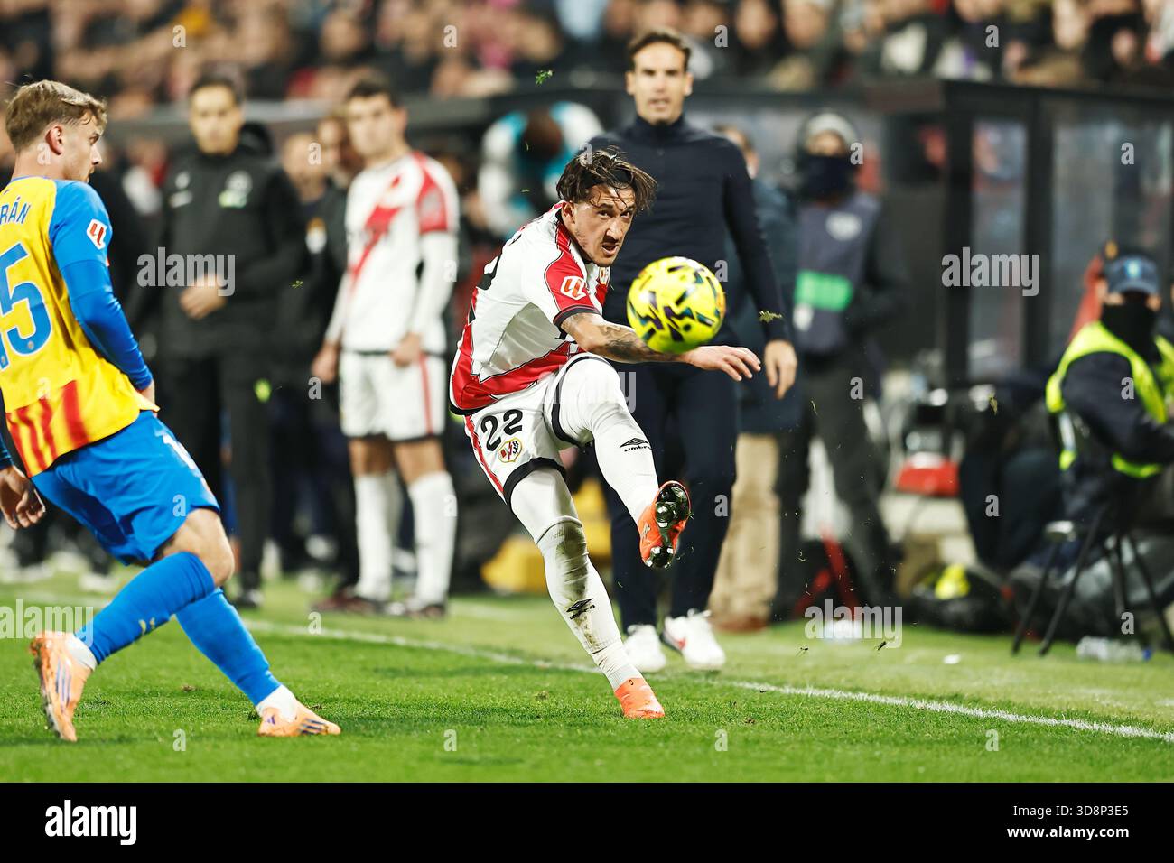 Alfonso Espino (RayoVallecano), DECEMBER 1, 2025 - Football / Soccer ...