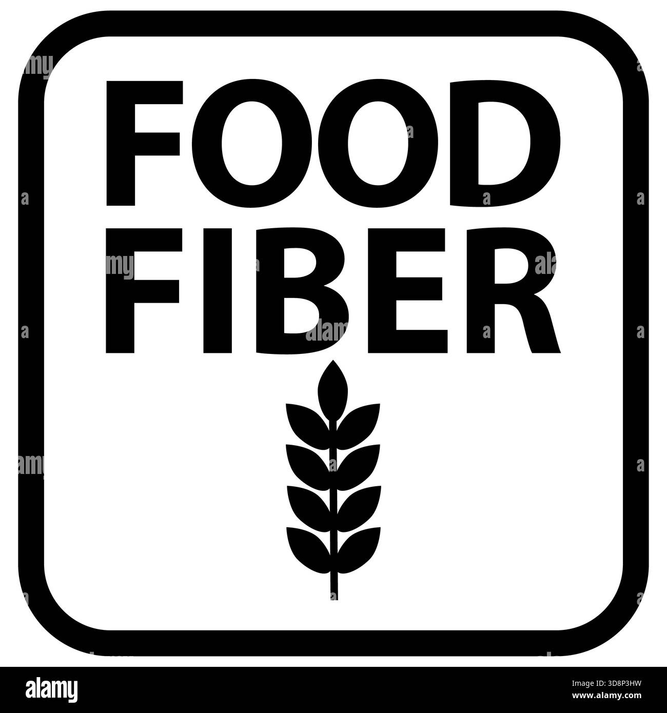 Food fiber icon. Food fiber sign. Best Food fiber label for product ...