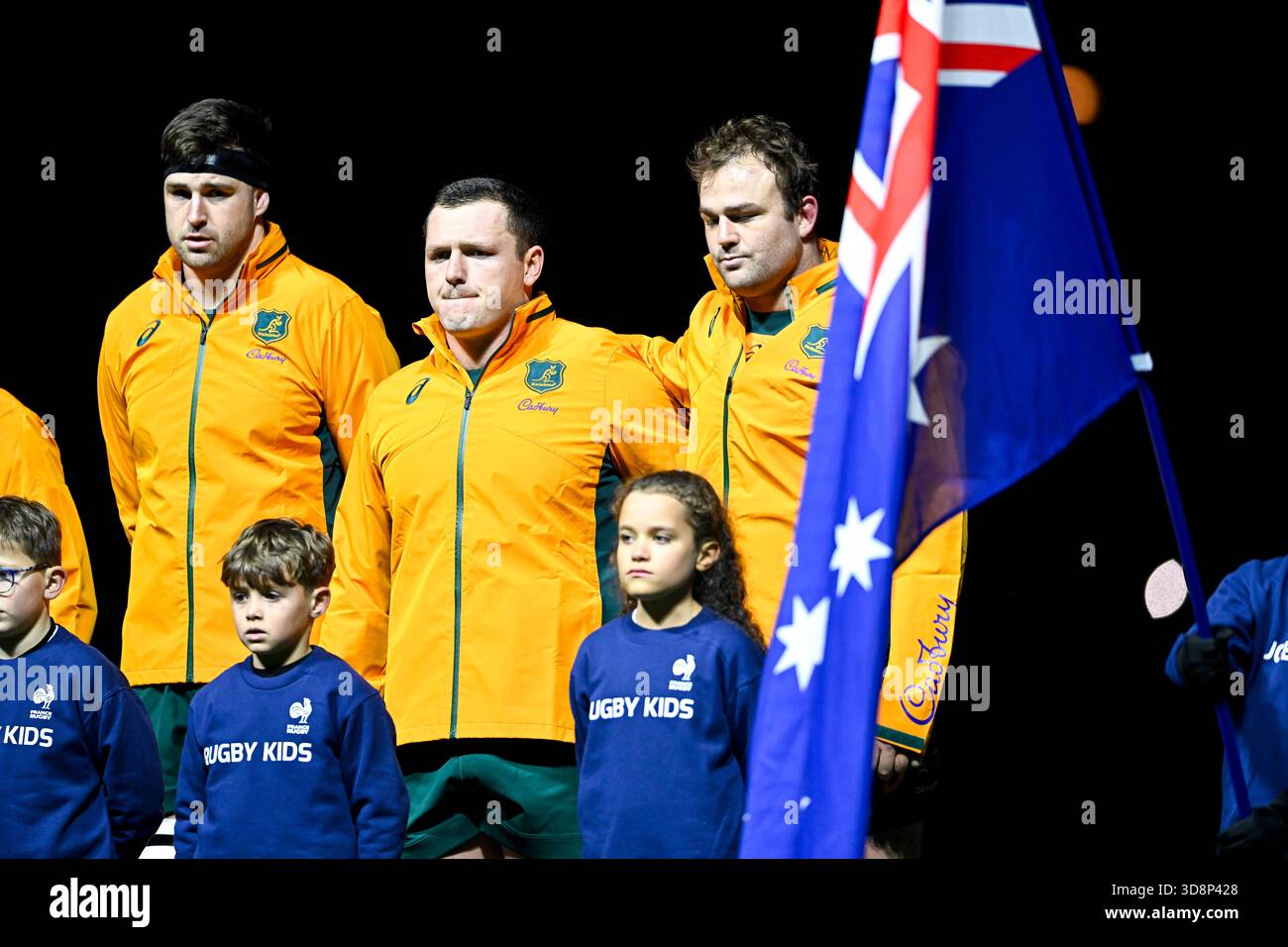 Australian team during the Quilter Nations Series rugby union match ...