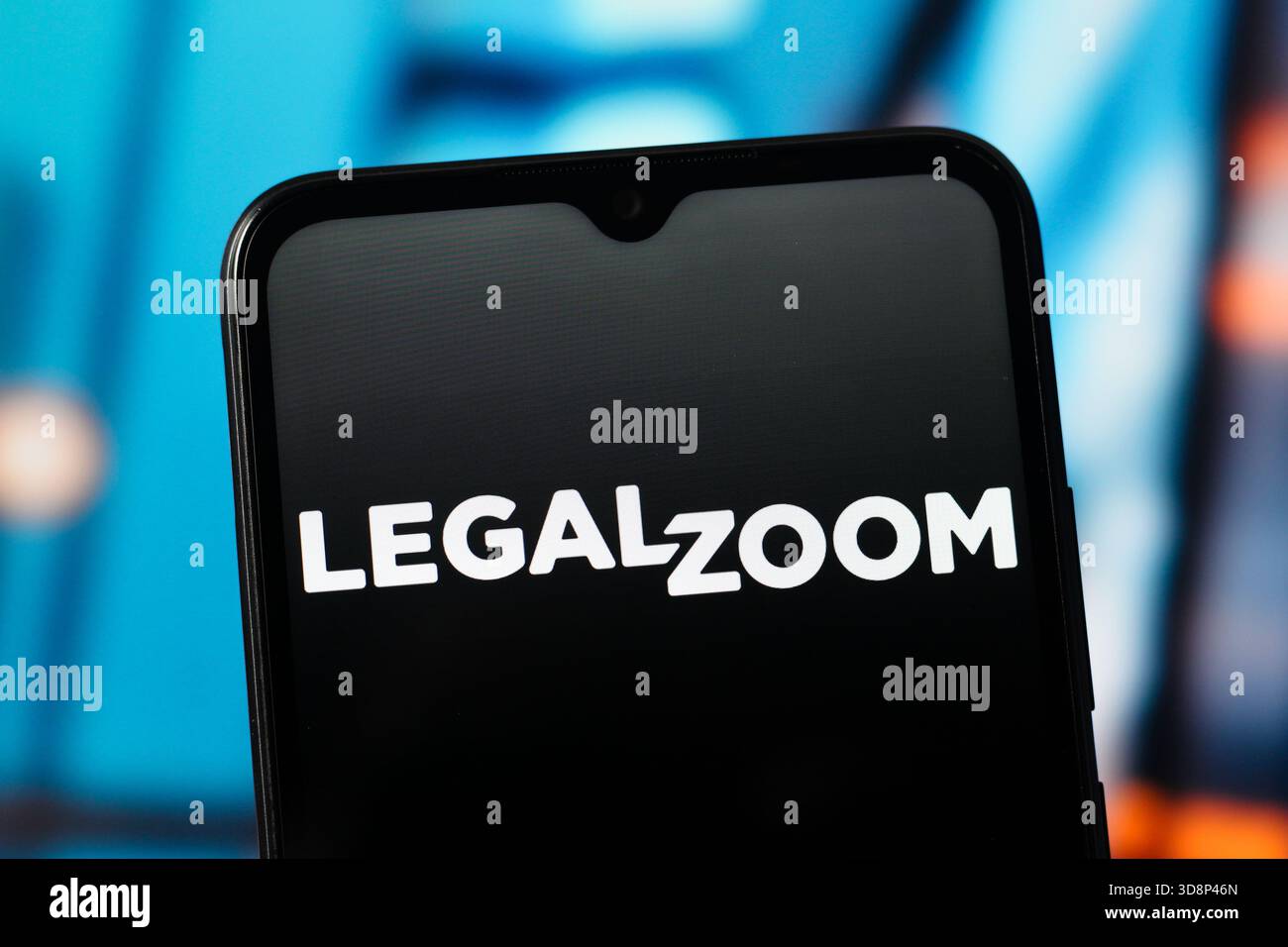 In this photo illustration, the LegalZoom (Legal Zoom) logo is seen ...