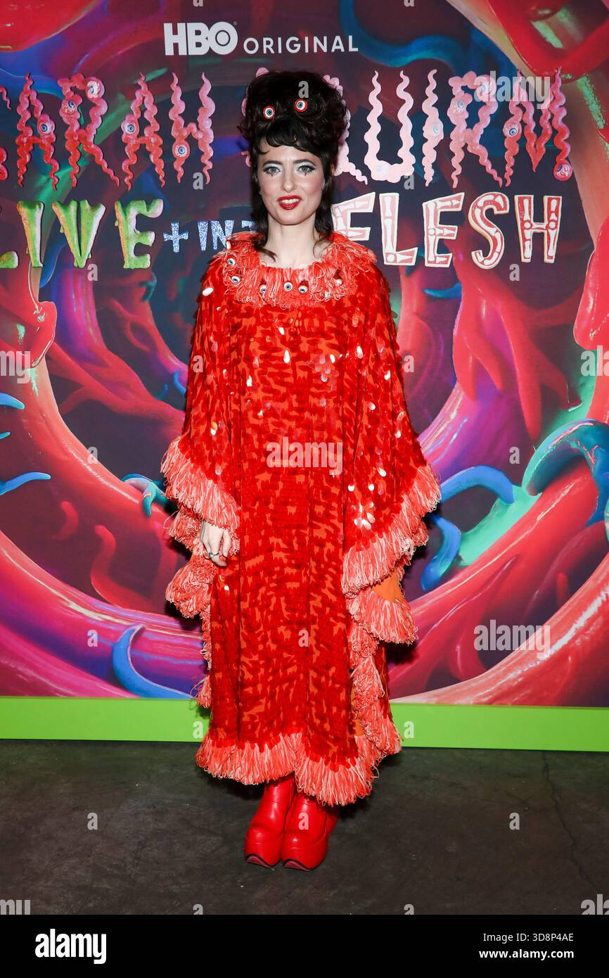 Comedian Sarah Sherman attends the premiere of HBO's "Sarah Squirm ...