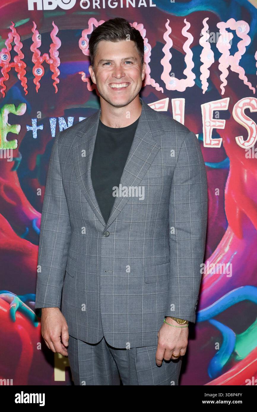 Comedian Colin Jost attends the premiere of HBO's "Sarah Squirm: Live ...