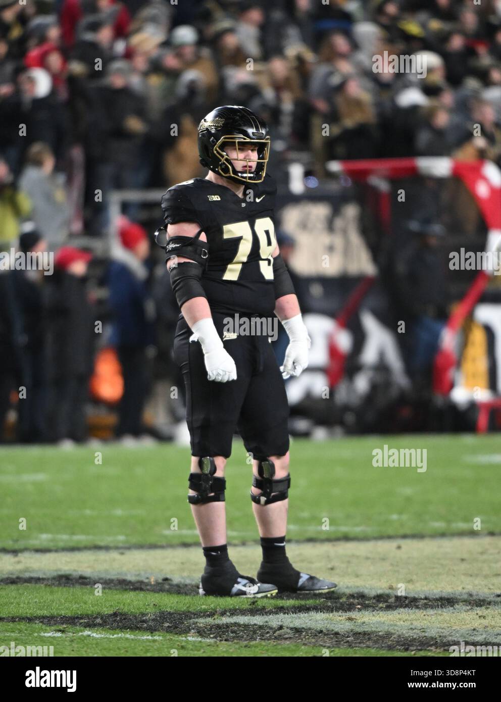 WEST LAFAYETTE, IN - November 28: Purdue Boilermakers lineman Joey ...
