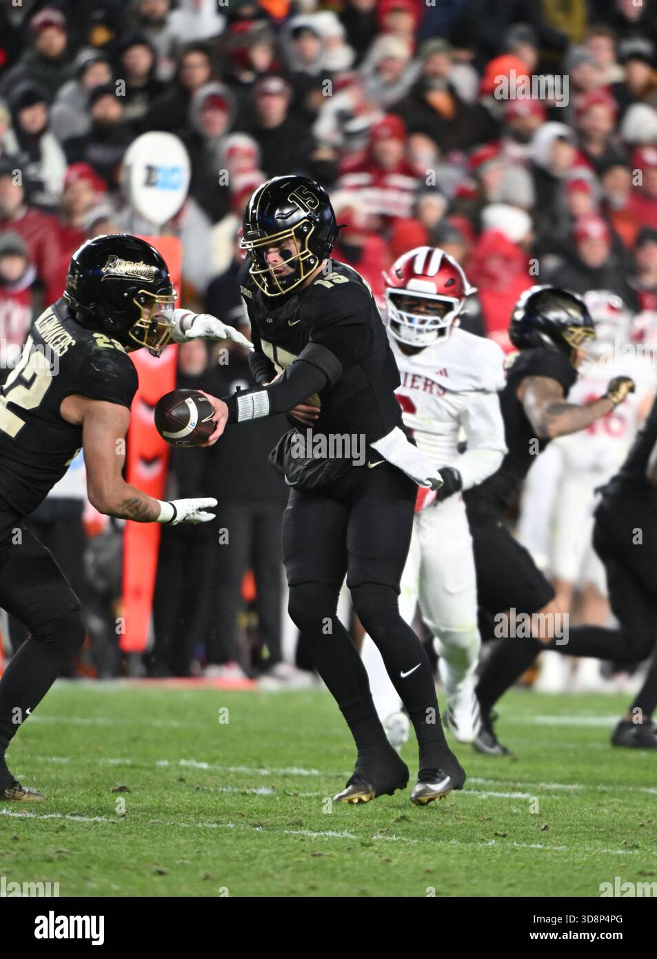 WEST LAFAYETTE, IN - November 28: Purdue Boilermakers QB Ryan Browne ...