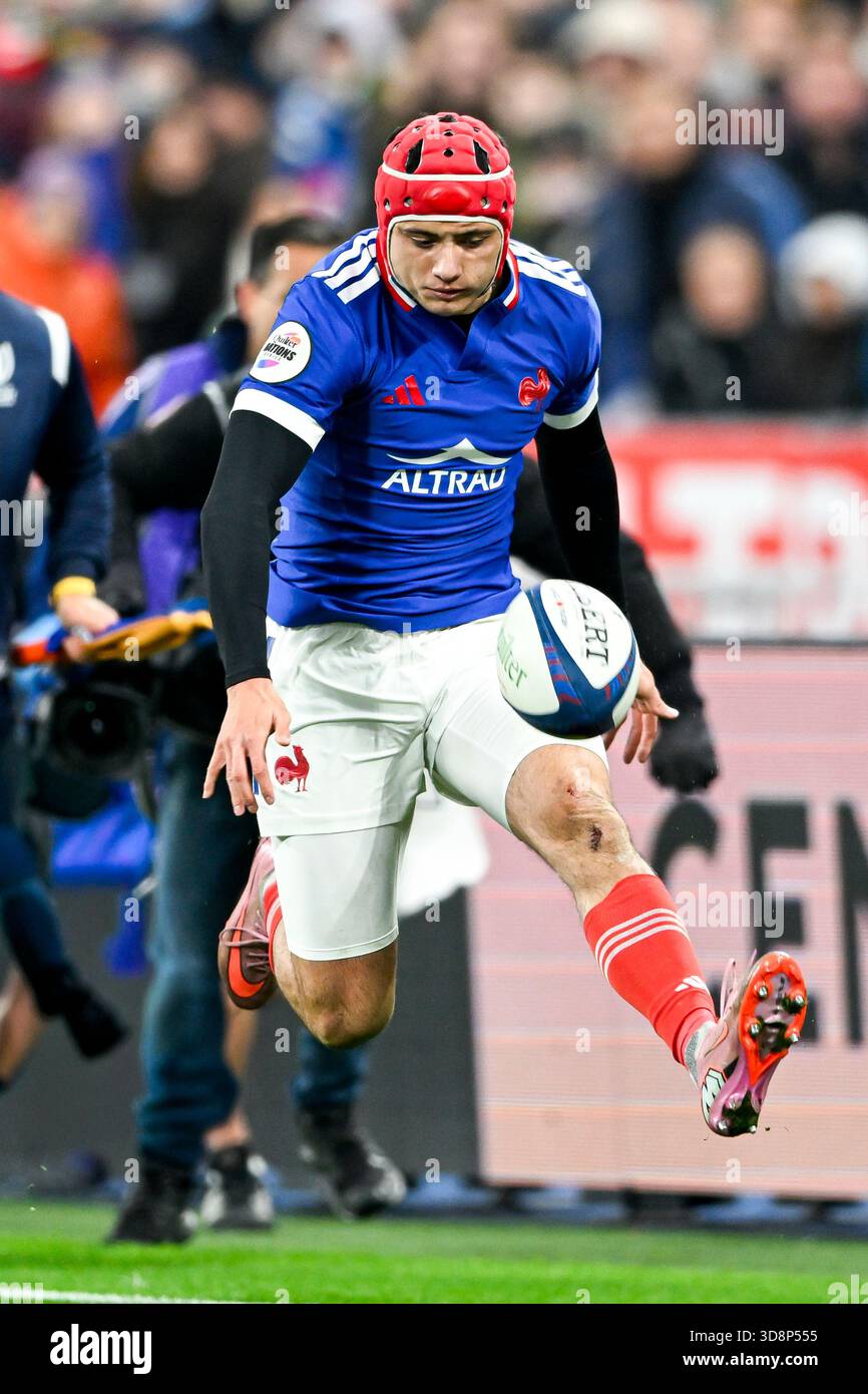 Louis Bielle-Biarrey during the Quilter Nations Series rugby union ...