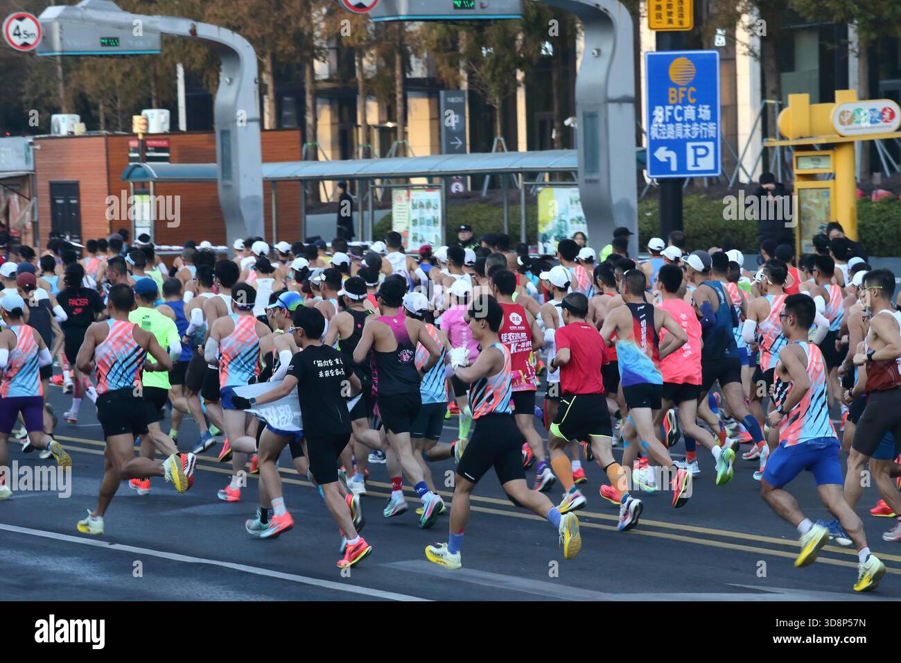 The 2025 Shanghai Marathon kicks off in Shanghai, China, 30 November ...