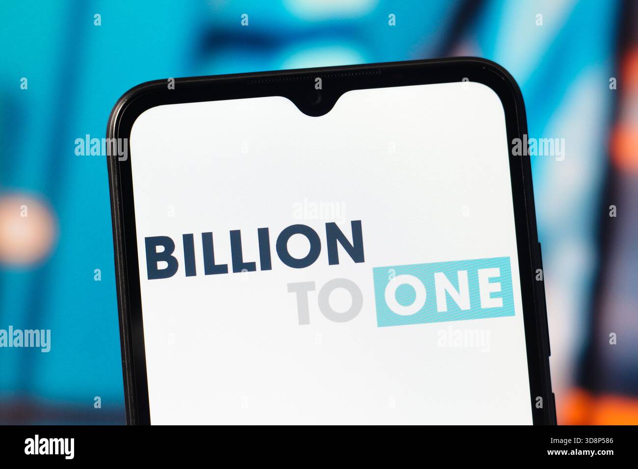 In this photo illustration, the BillionToOne (Billion To One) logo is ...