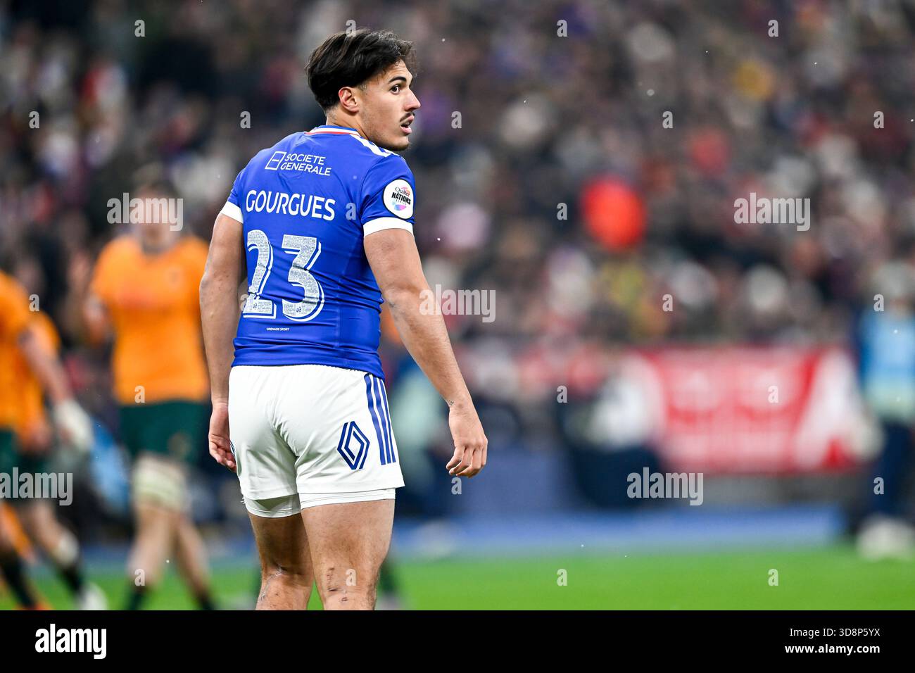 Kalvin Gourgues during the Quilter Nations Series rugby union match ...