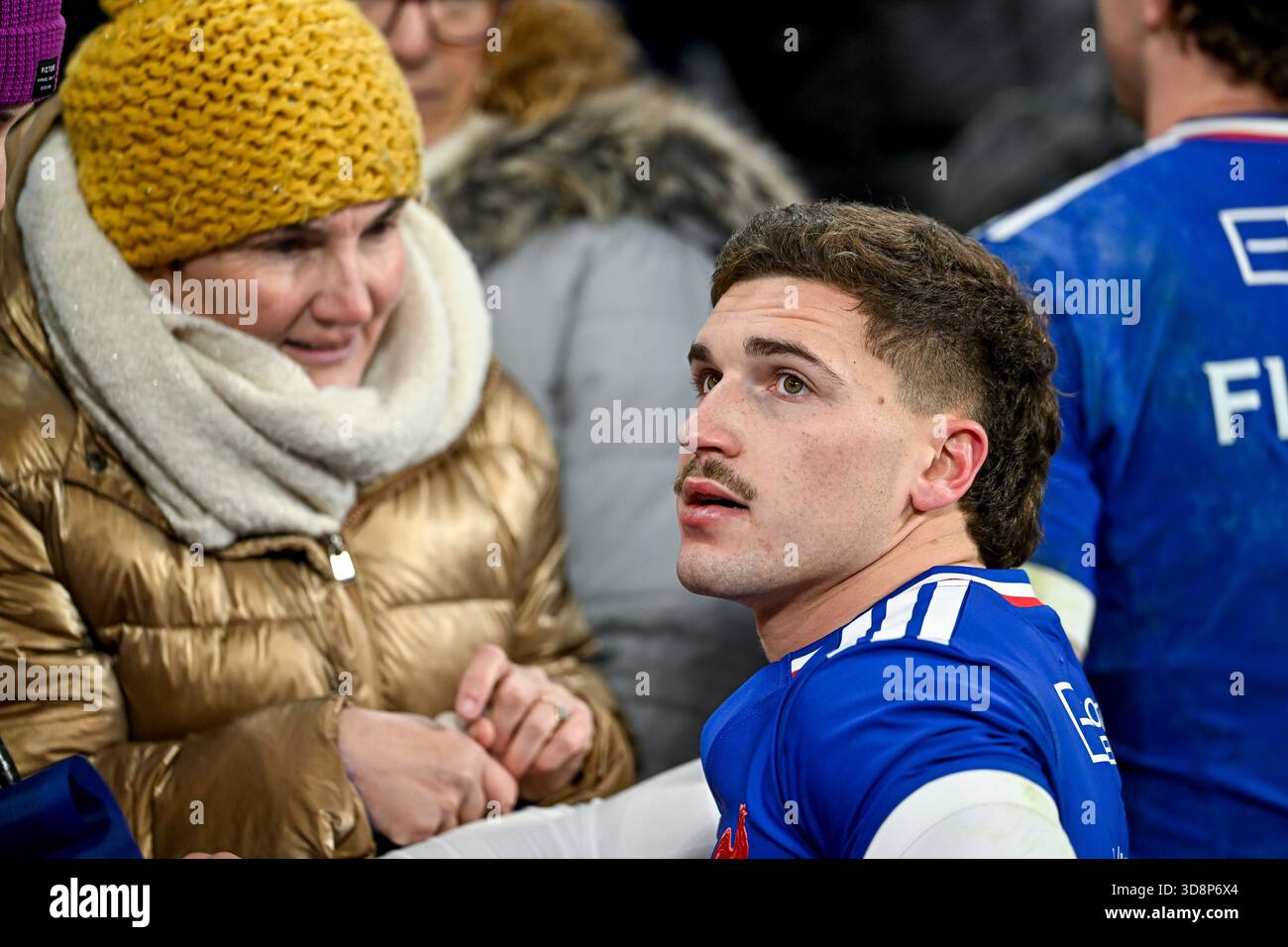 Baptiste Jauneau during the Quilter Nations Series rugby union match ...