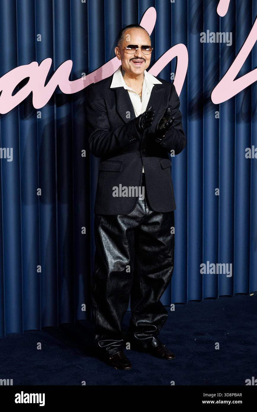 London, UK. 01st Dec, 2025. Willy Chavarria attends The Fashion Awards ...