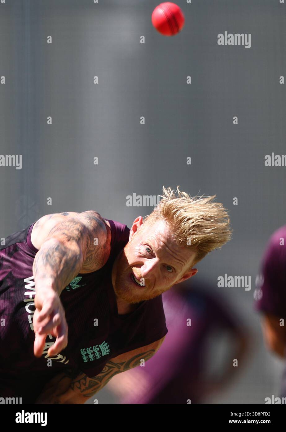 England's Ben Stokes during an England Cricket Team training session at ...