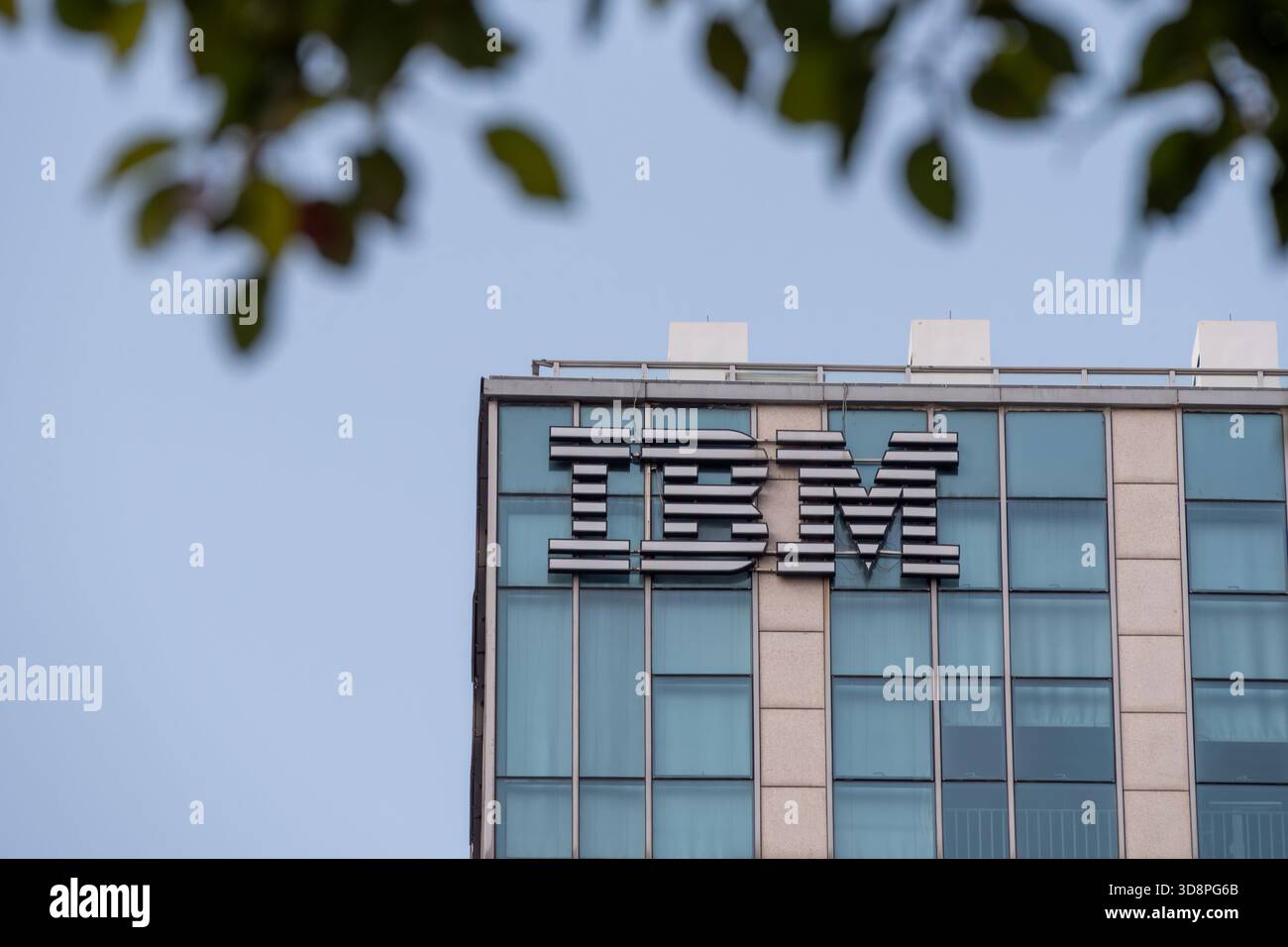 SHANGHAI, CHINA - DECEMBER 2 2025 - IBM Building in Shanghai, China on ...