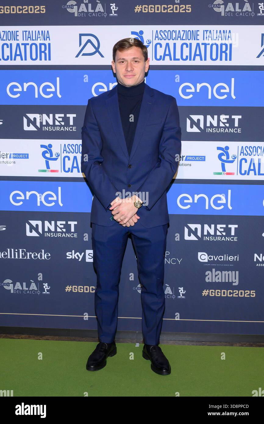 Nicolo' Barella Gran Galà del Calcio 2025 Backdrop Spazio Antologico ...