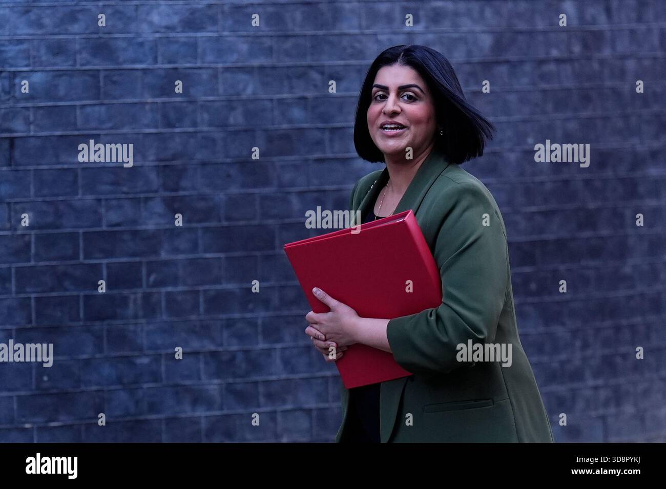 Home Secretary Shabana Mahmood arriving for a Cabinet meeting in ...