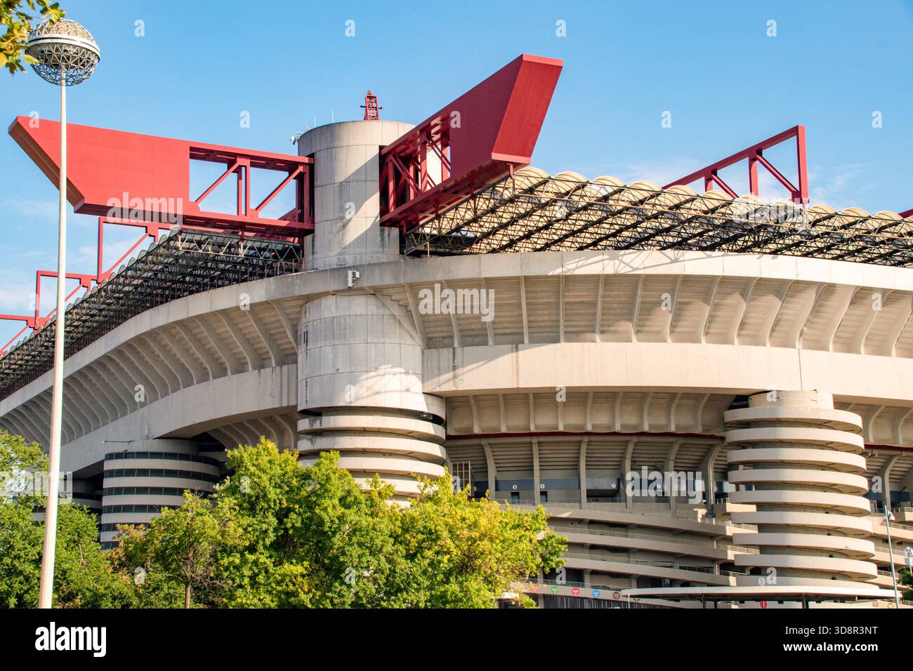 The emblematic San Siro - Giuseppe Meazza Stadium in Milan,home of A. C ...