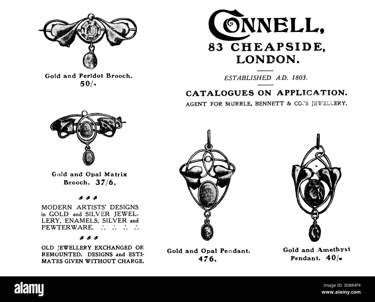 Art nouveau lettering on Black and White Stock Photos & Images - Alamy
