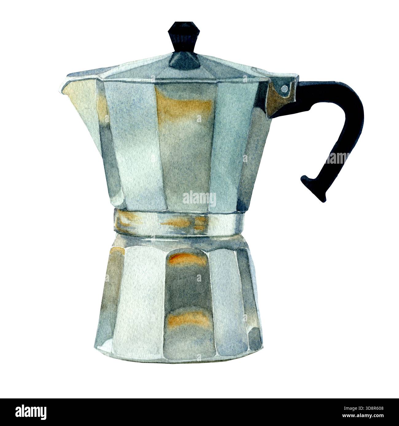 Making an americano Cut Out Stock Images & Pictures - Alamy