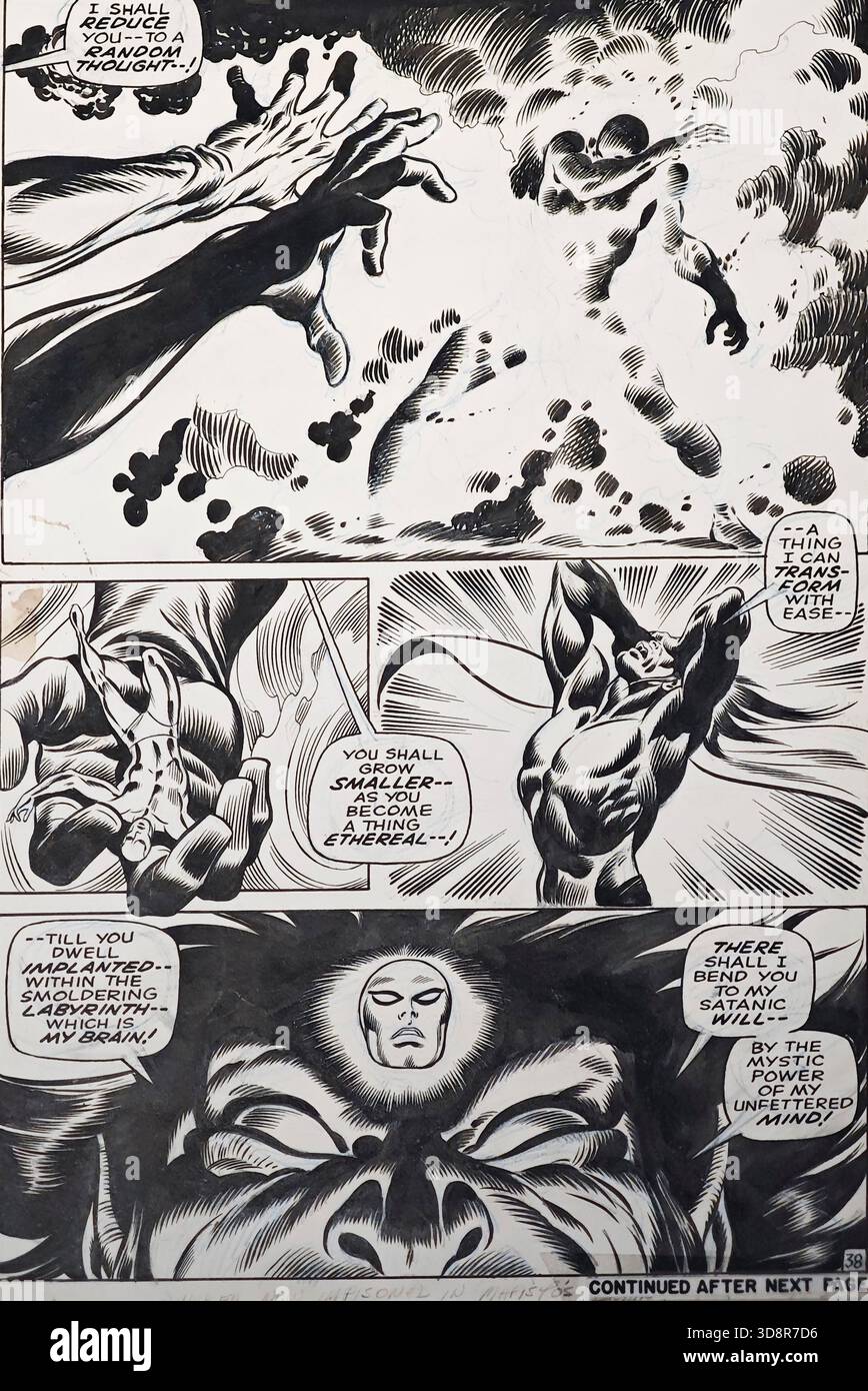 John Buscema, pencils; Joe Sinnott, inks; Stan Lee, script; "The Power ...
