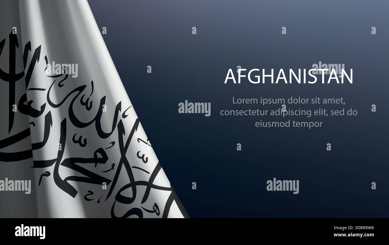Afghanistan flag portrait Stock Vector Images - Alamy