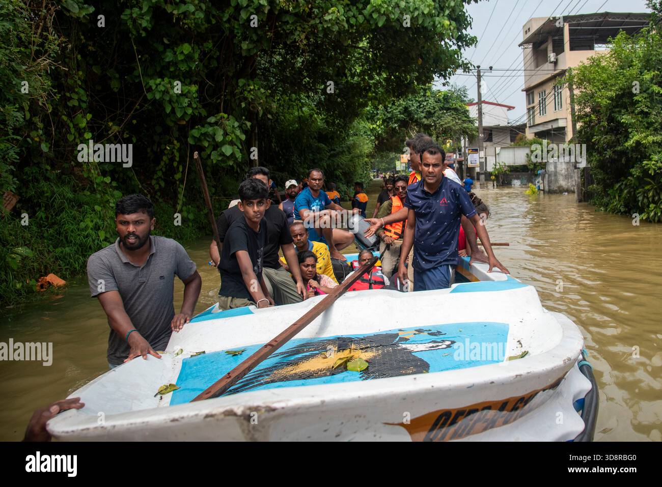 Colombo, Western, Sri Lanka. 1st Dec, 2025. A powerful cyclone system ...