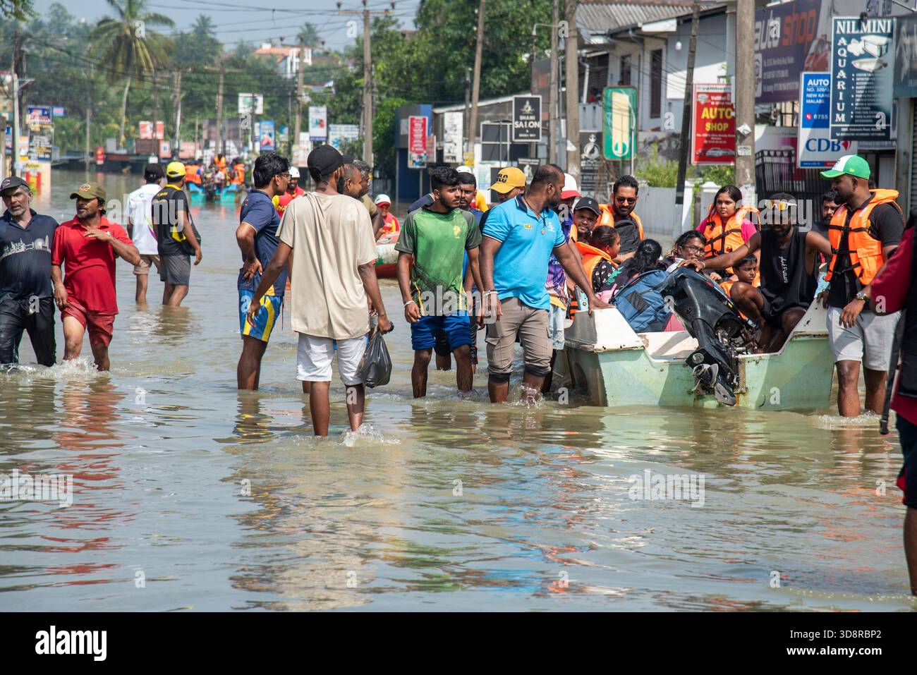 Colombo, Western, Sri Lanka. 1st Dec, 2025. A powerful cyclone system ...
