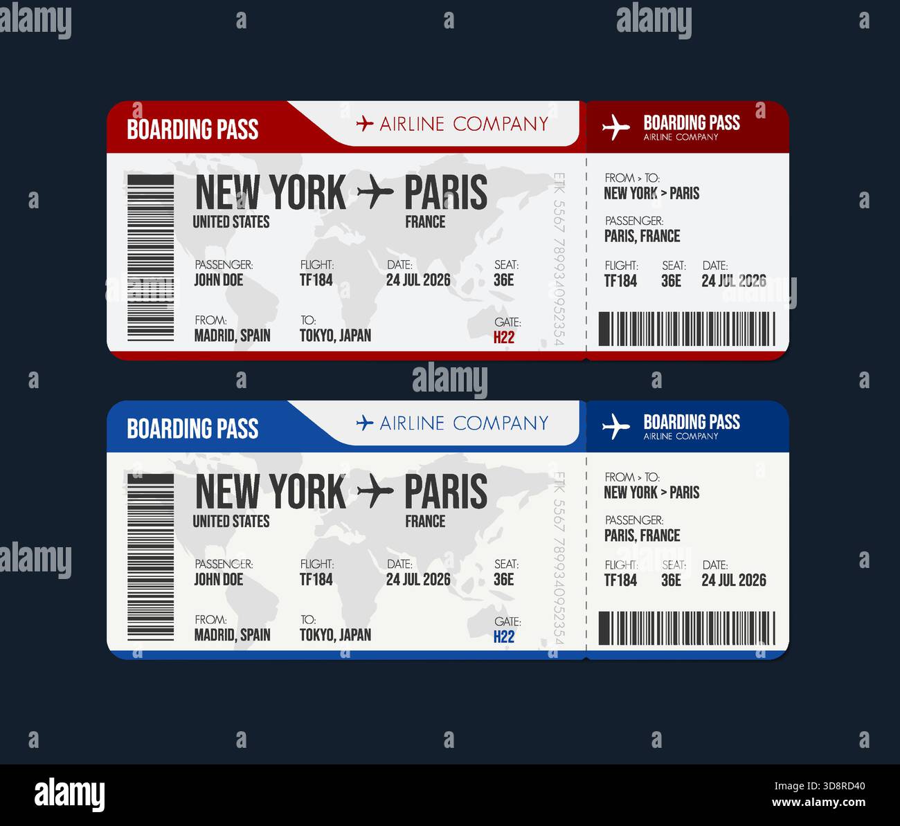 Passenger on board first Stock Vector Images - Alamy