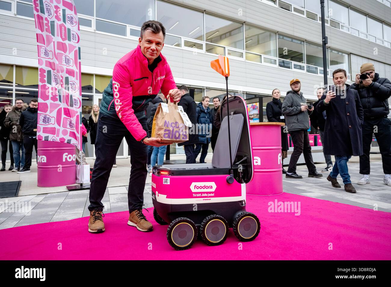 The launch of a pilot project of autonomous robotic ground robots of ...