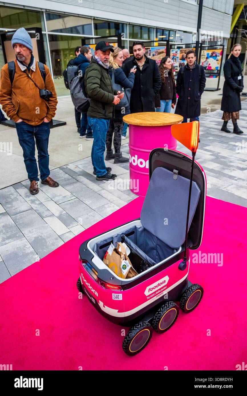 The launch of a pilot project of autonomous robotic ground robots of ...