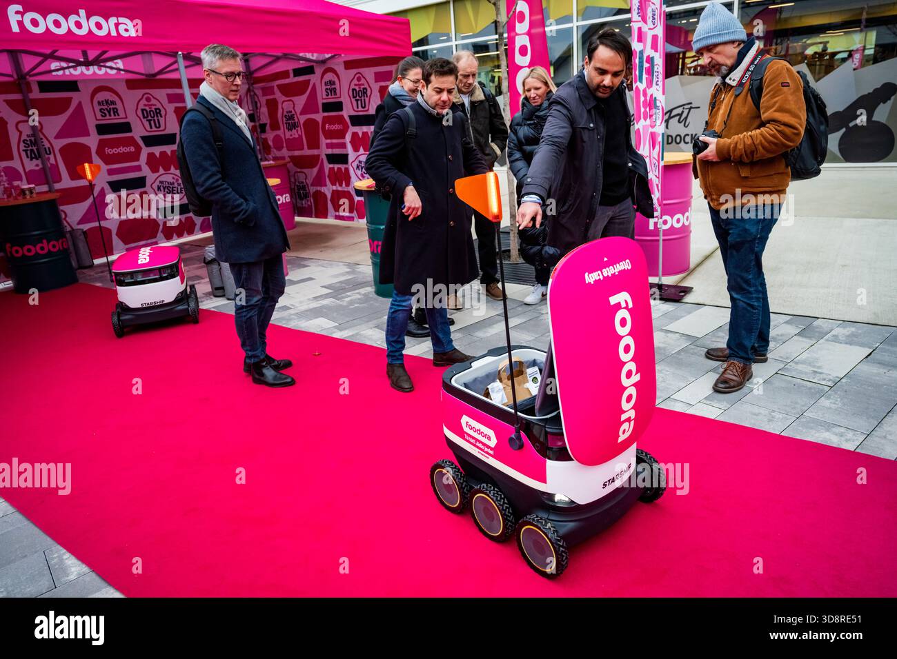 The launch of a pilot project of autonomous robotic ground robots of ...