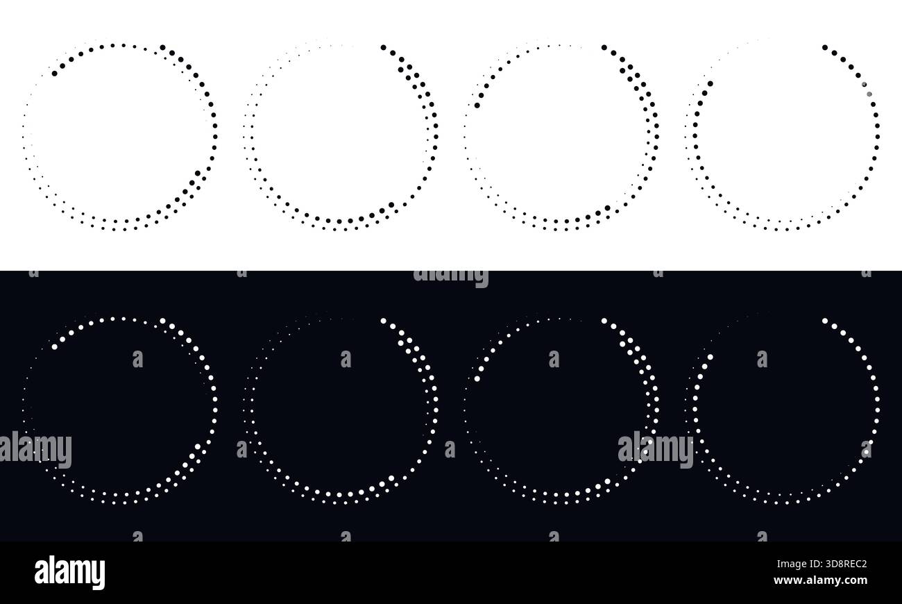 Black divider shapes template Stock Vector Images - Alamy