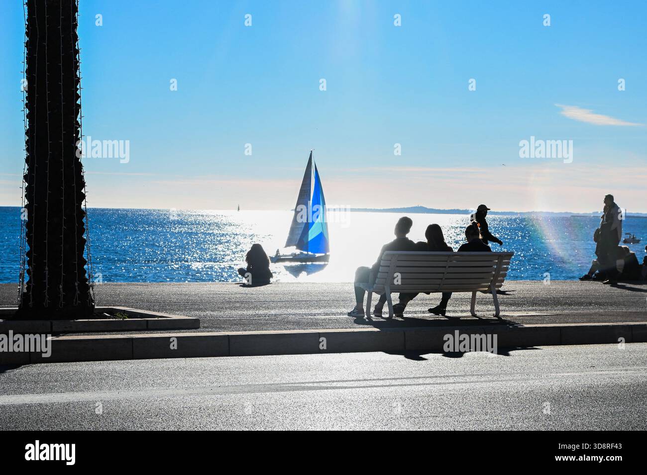 Illustration - South of France during Christmas season, on November 29 ...