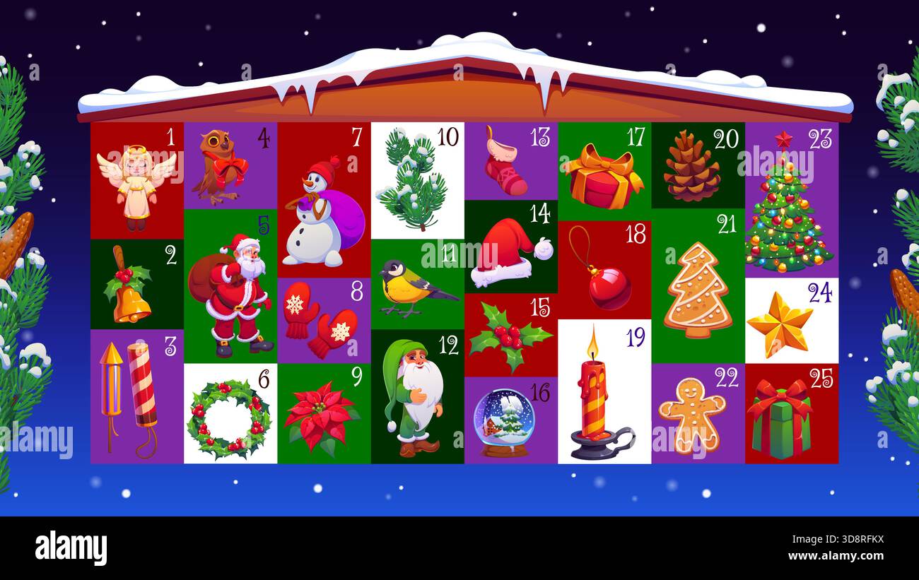 Advent gift christmas Stock Vector Images - Alamy